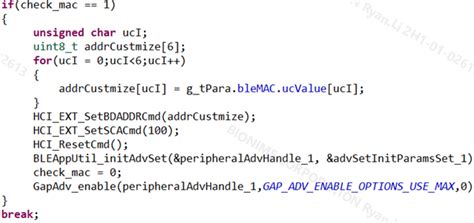 CC R BLE MAC Address 蓝牙论坛 Bluetooth E E 设计支持