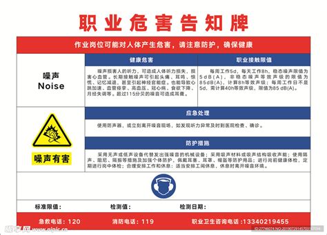 噪声职业危害设计图 广告设计 广告设计 设计图库 昵图网