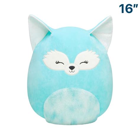 Blue Fox ~ 16 Inch Squishmallow ~ In Stock Brickheads Collectables