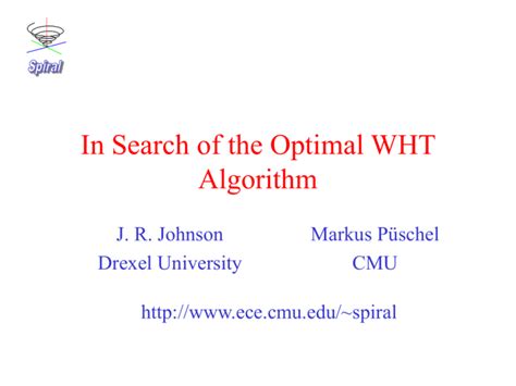 Spiral Search Space