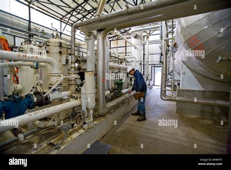 Natural Gas Processing Facility Stock Photo Alamy