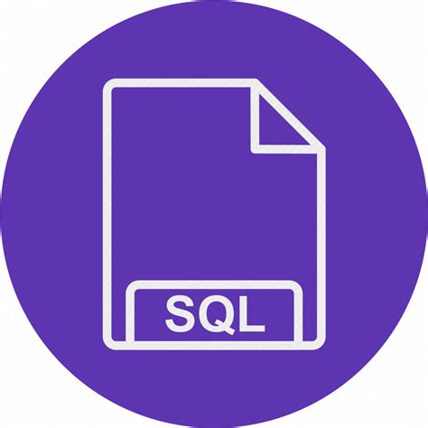 File Format Sql Icon Download On Iconfinder