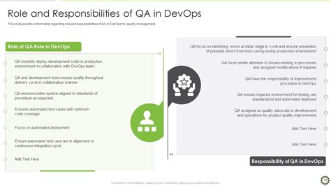 End To End Qa And Testing In Devops It Powerpoint Presentation Slides Presentation Graphics