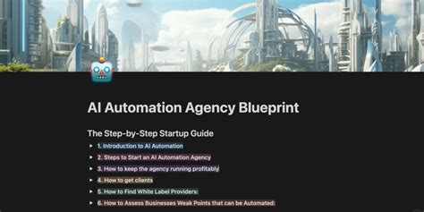 The Ai Automation Agency Blueprint Step By Step Guide