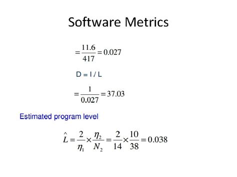 Software Metrics Chapter 6 Software Metrics What And