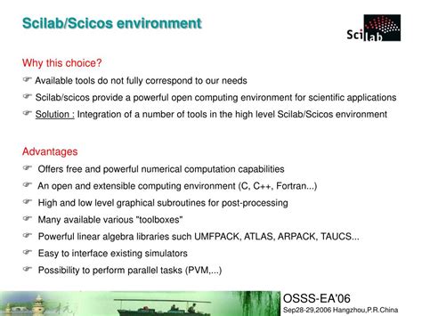 Ppt Scilabscicos Toolboxes For Telecommunications Powerpoint Presentation Id465391