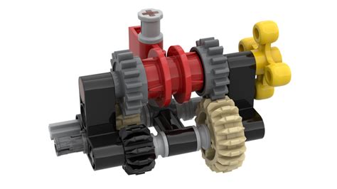 Lego Moc Compact 2 Speed Gearbox By 2in1 Rebrickable Build With Lego