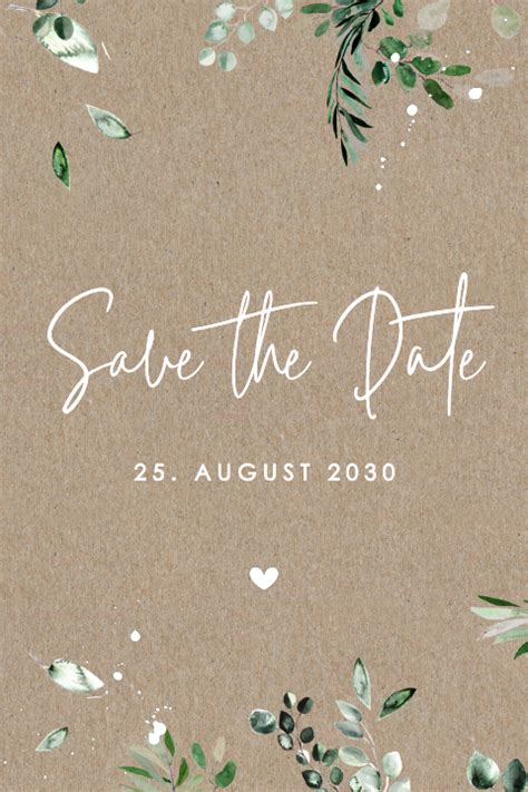 Save The Date Karten Save The Date Karte Hochzeit Gestalten
