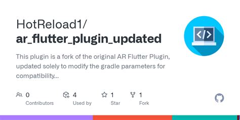 Github Hotreload1arflutterpluginupdated This Plugin Is A Fork Of The Original Ar Flutter