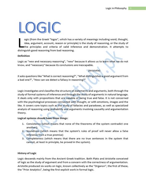 Logic Pdf Logic Inductive Reasoning