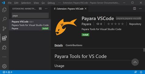 Payara VS Code Extension Payara Community Documentation