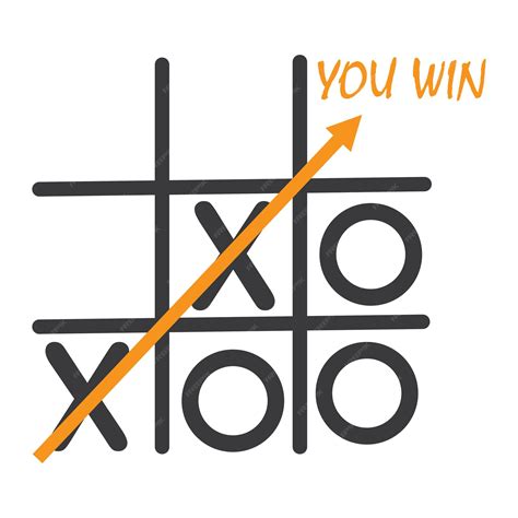 Premium Vector Tic Tac Toe Game Vector Illustration Icon Template Design