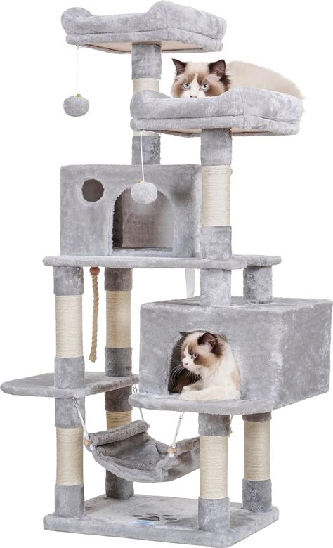 Multi Level Cat Tree Condo Furniture With Sisal Covered Scratching