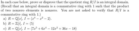 solved in each case below prove or disprove that the
