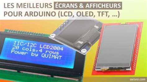 Les 4 Meilleurs Écran Arduino 2024 Technologie Oled Lcd Tft I2c …
