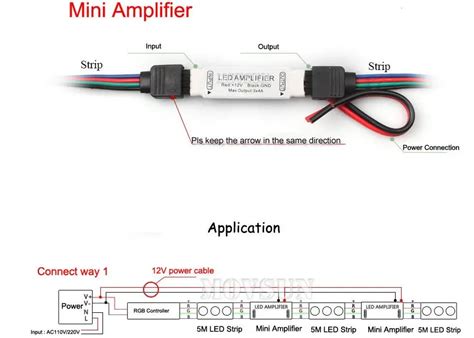 Led Amplifier схема подключения