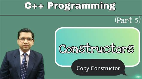 Copy Constructor In C Constructor Part 5 By Professor Pankaj Gupta Biit Youtube