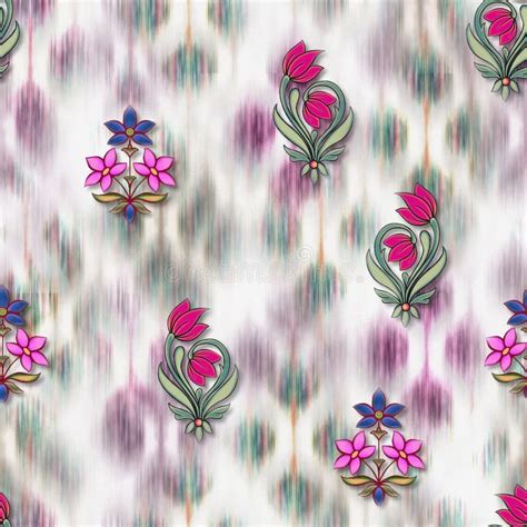 Mughal Pattern Geometric Background Stock Illustration Illustration