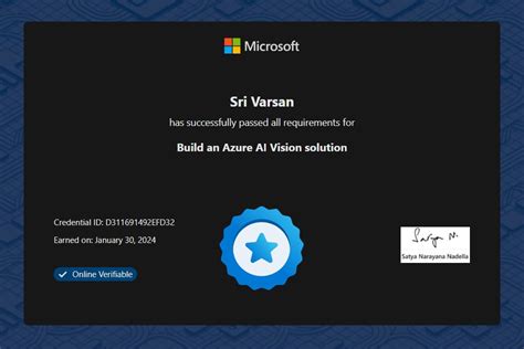 Sri Varsan On Linkedin Certificationcomplete Aiexpert