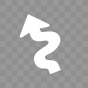 White Curved Arrow PNG Transparent Images Free Download Vector Files Pngtree