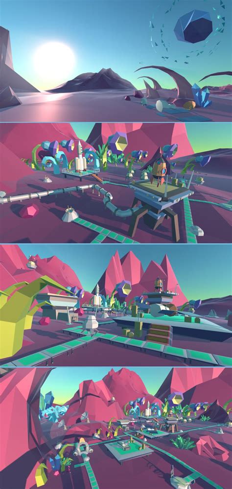 space low poly package 3d unity asset store low poly art low