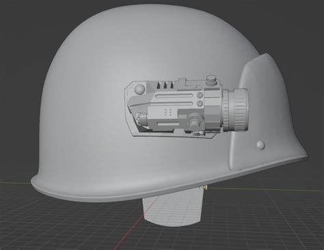 Stl File Aliens Uscm Colonial Marines Helmet With Striker Plate