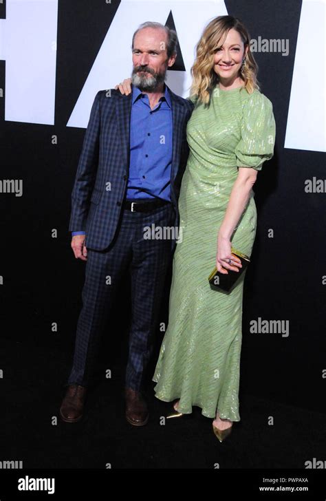 Hollywood California Usa 17th October 2018 L R Actor Toby Huss And Actress Judy Greer