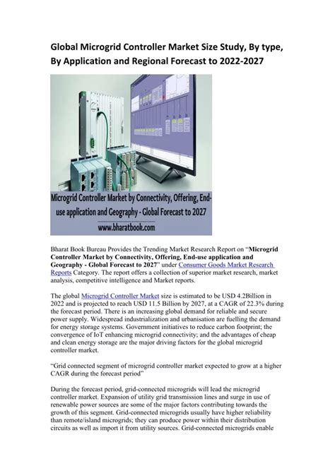 Ppt Global Microgrid Controller Market Research Report 2022 2027 Powerpoint Presentation Id