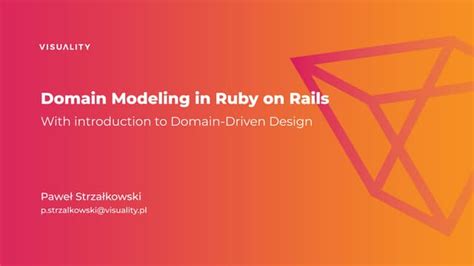 introduction to domain driven design in ruby on rails ppt