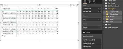 don t summarize a measure field in the table visua microsoft