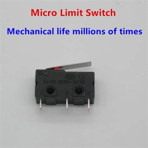 10pcs 250V 5A 3 Pin Tact Switch Sensitive Microswitch Micro Switches Handle KW11 3Z Limit Switch