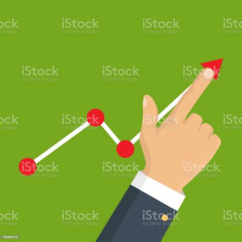화살표와 사업가 손을 높이를 그래프 벡터 일러스트 레이 션 가격에 대한 스톡 벡터 아트 및 기타 이미지 가격 경제 공연 Istock