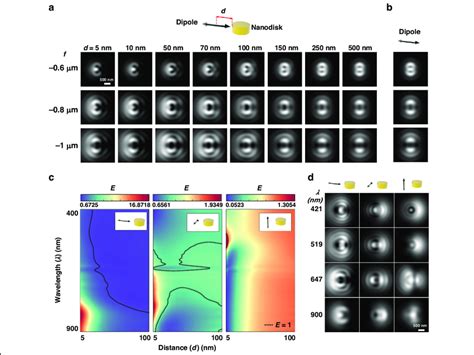 Fdtd Calculation Of Far Field Of Dipole Near Nanodisk A Far Field Download Scientific Diagram