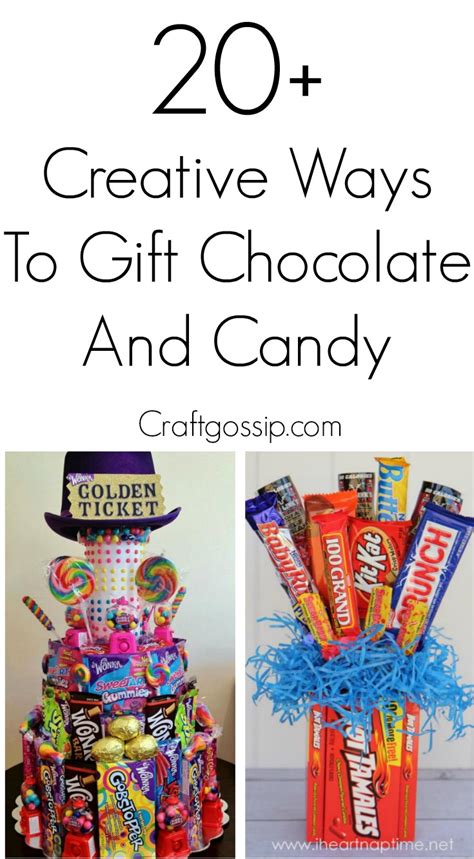 20 Creative Ways To T Candy Edible Crafts