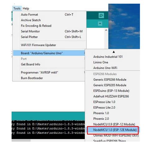 I O Node MCU ESP Lolin