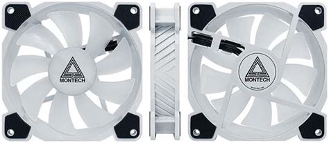 Open Box Montech Z3 PRO Addressable RGB 120mm Fan 3 In 1 With Lighting Controller PWM Control