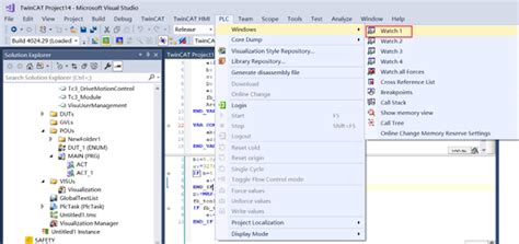 Optimizing Twincat Workspace Displaying Common Tools In Twincat 3s