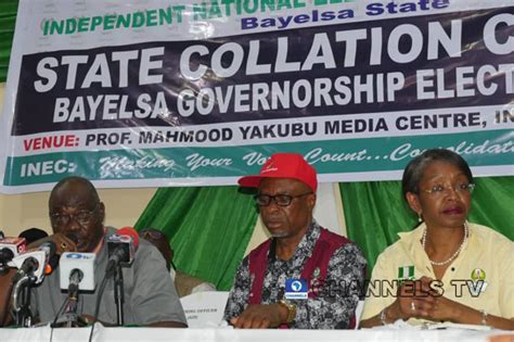 Photos Inec Collates Results Of Bayelsa Governorship Election