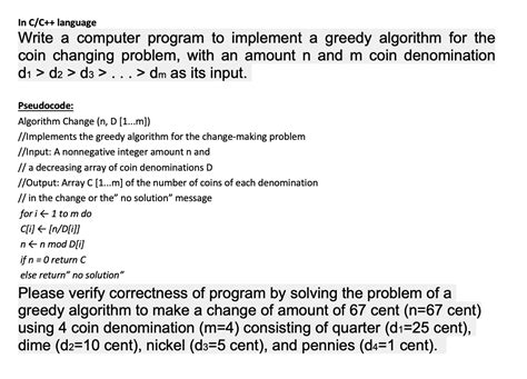 Solved In C C Language Write A Computer Program To Chegg Com