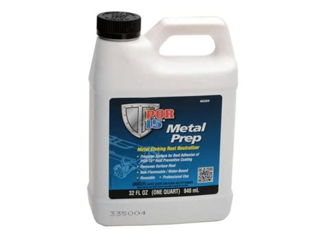 Por 15 Metal Ready Neutralizer Quart Corvette Depot