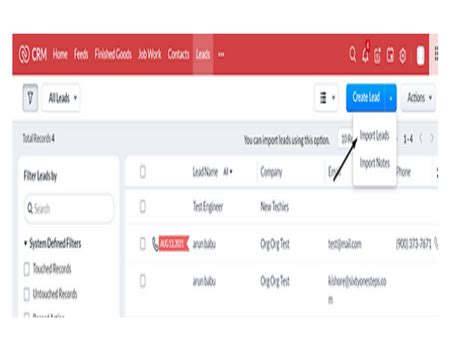 Importing And Exporting Data In Zoho Crm Sixty One Steps