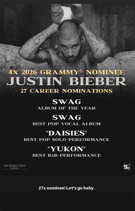 Hailey Bieber Celebrates Justin Biebers Grammy Nominations