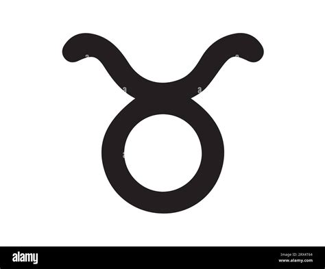 Taurus Horoscope Sign Astrology Stock Vector Images Alamy