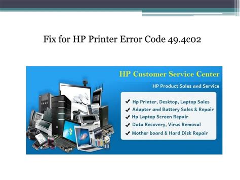 PPT Fix For HP Printer Error Code C PowerPoint Presentation Free Download ID