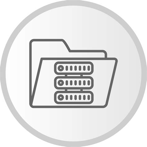 Data Server Vector Icon Vector Art At Vecteezy
