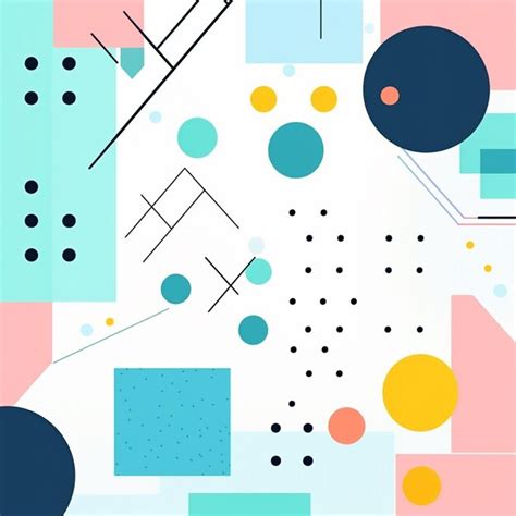 Geometric Triangle Circle Shapes Elegant Polygonal Symbol Pattern Artistic Background Design