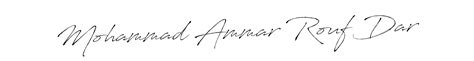 94 Mohammad Ammar Rouf Dar Name Signature Style Ideas Exclusive Electronic Signatures
