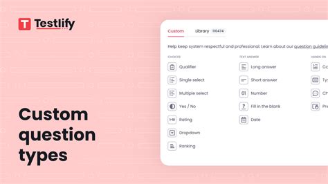 Custom Question Types Skills Assessments Testlify