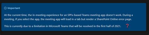 Issue With Spfx As Meetingstage Within Teams · Issue 7634 · Sharepointsp Dev Docs · Github
