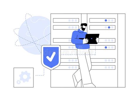 Proxy Server Isolated Cartoon Vector Illustrations Stock Vector Illustration Of Hardware